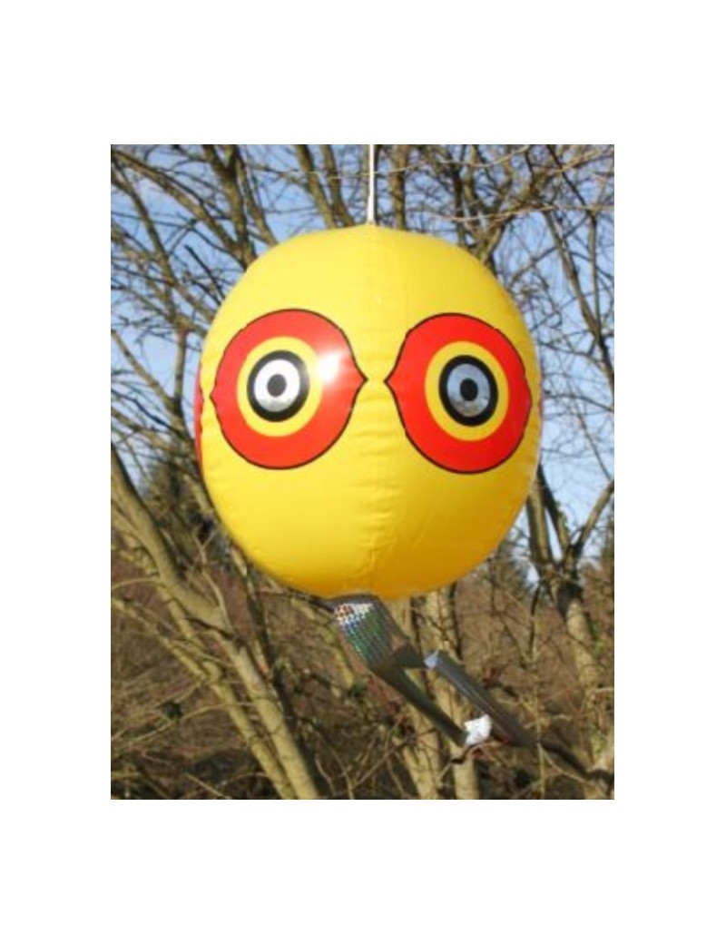 Bird scarer balls Complete set including a 5 meters telescopic pole